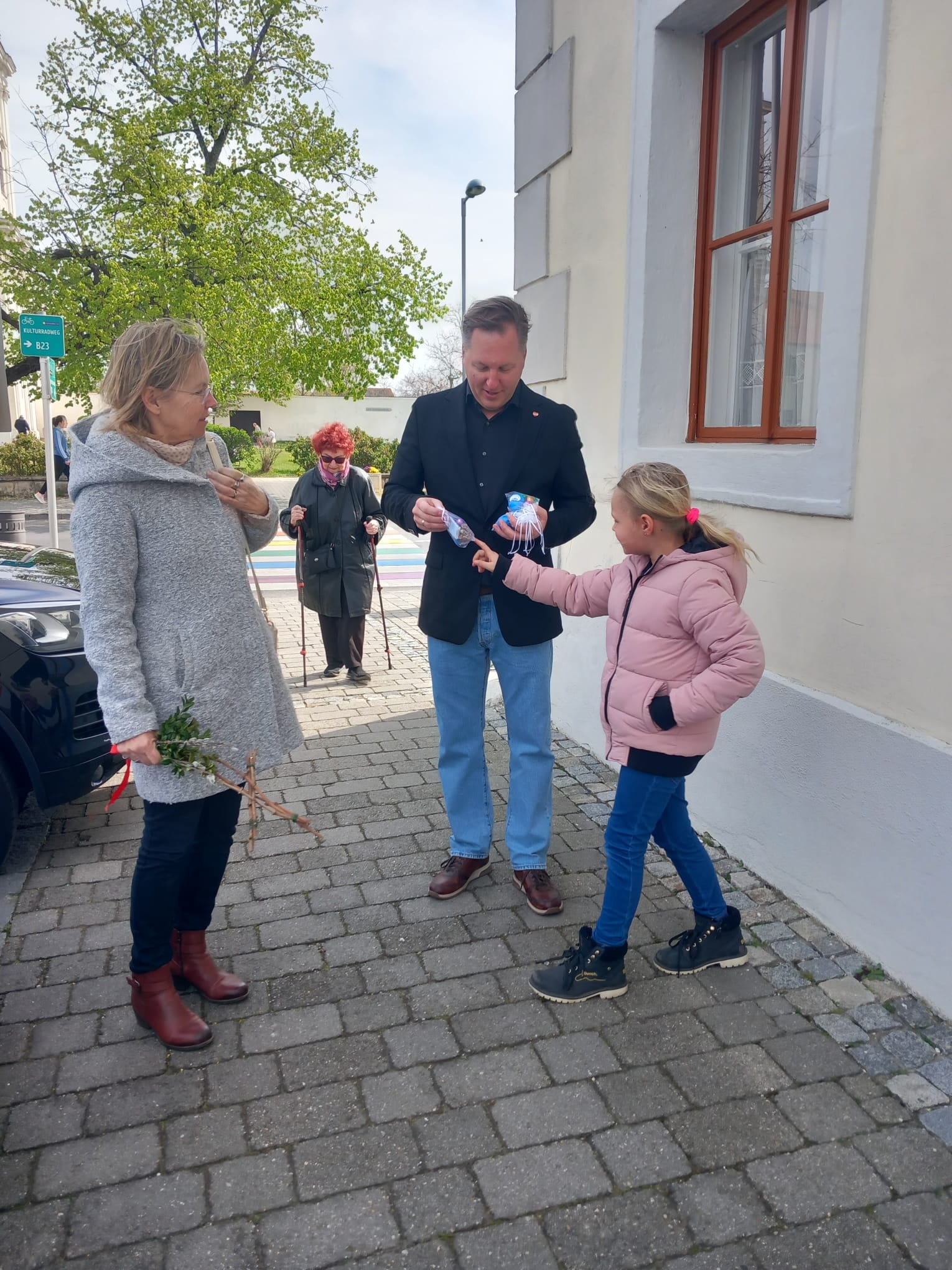 Palmsonntägliche Osterverteilaktion 2025 - Mario Jaksch